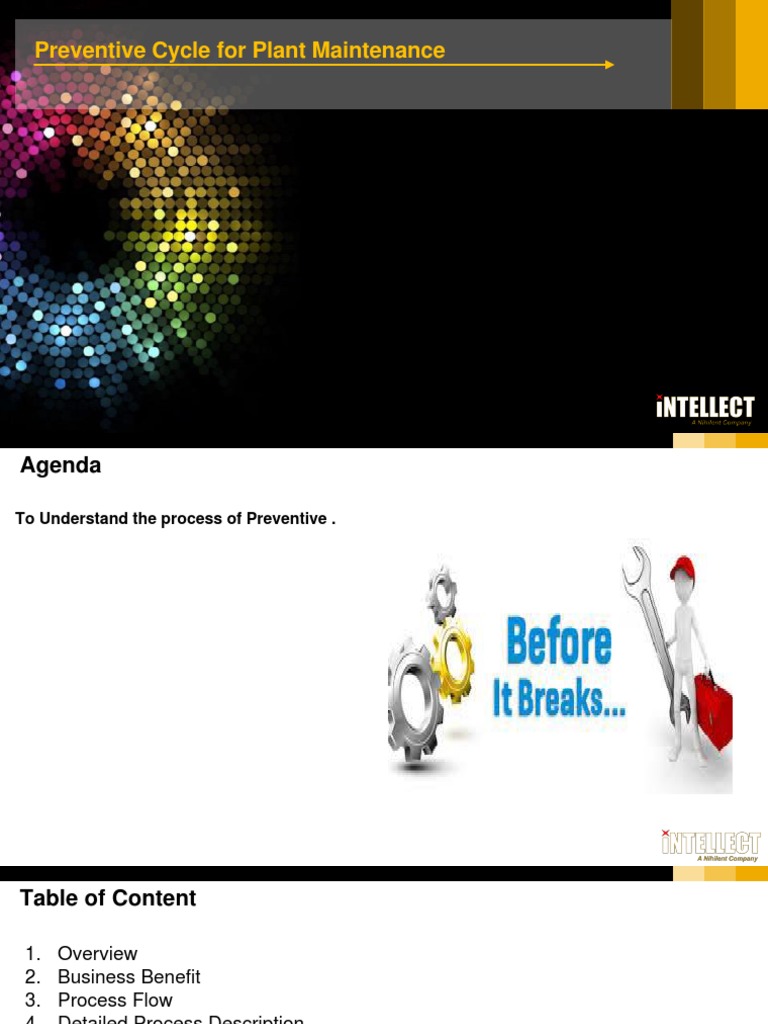Preventive Cycle For Plant Maintenance | PDF | Business