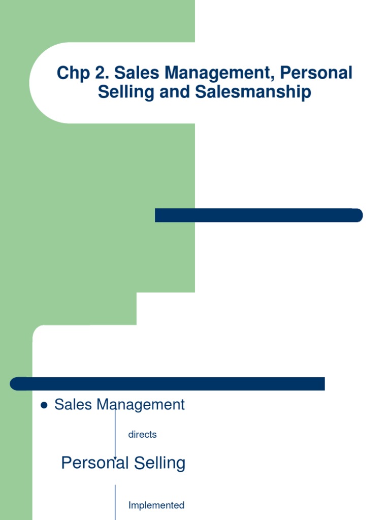 Sales Management | PDF | Sales | Negotiation