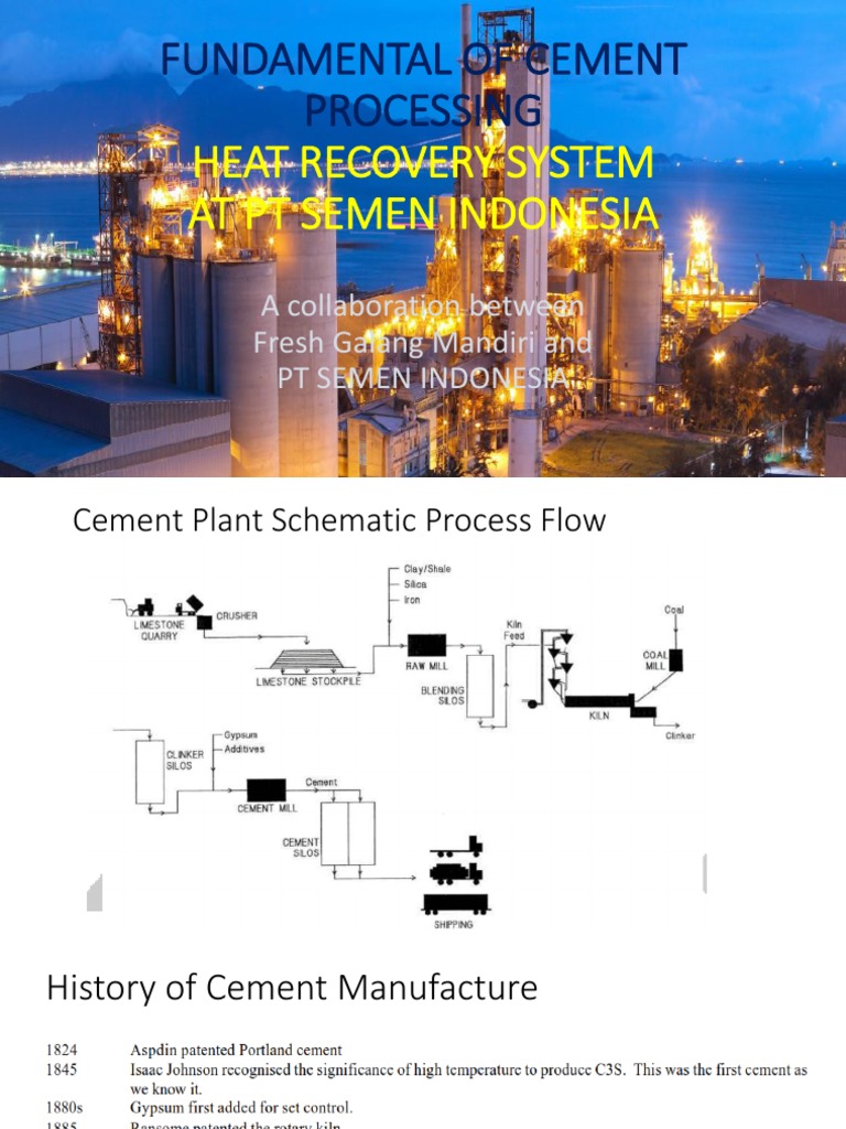 Cement Processing and Heat Recovery Guide | PDF | Mill (Grinding ...