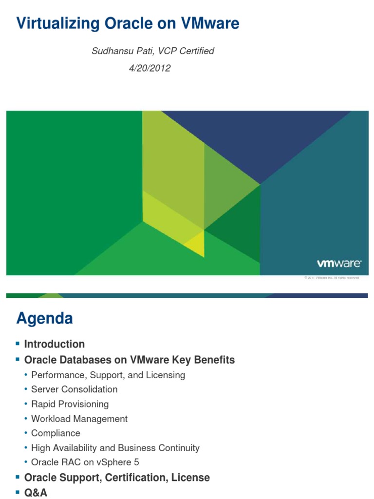 Emc SR | PDF | Oracle Database | Virtual Machine