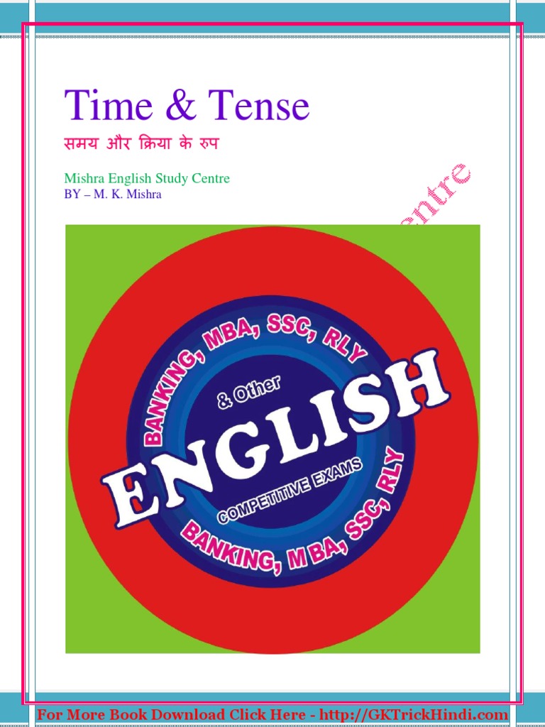 English Grammar Tenses - TIME and TENSE | PDF | Grammatical Tense ...