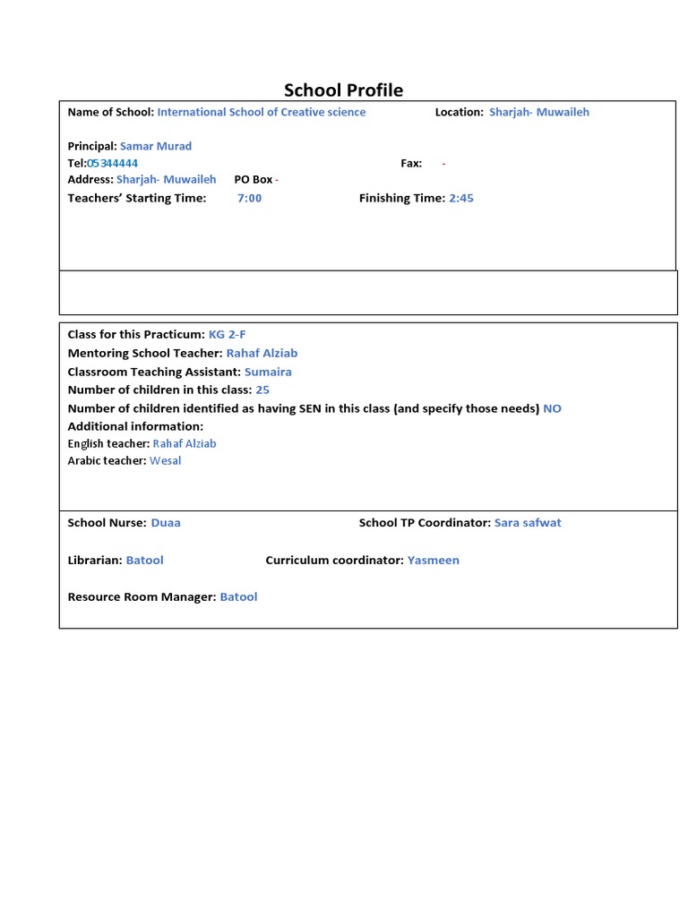 School Content | PDF