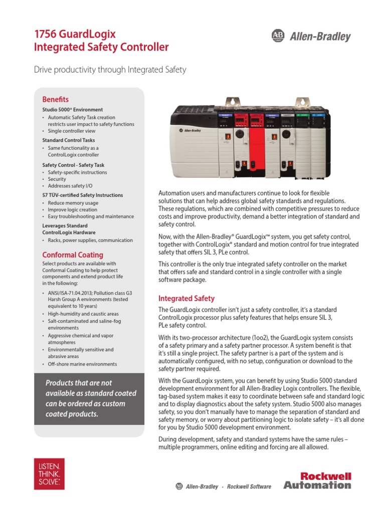 GuardLogix Product Profile | Download Free PDF | Safety | Electrical ...