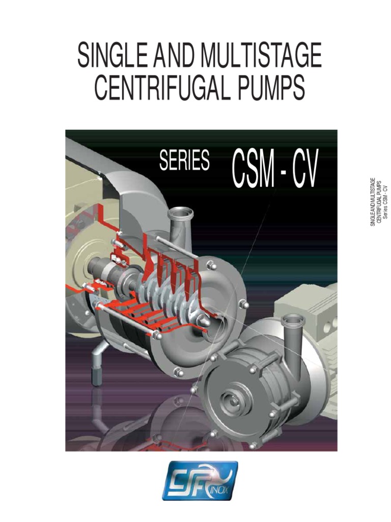 CSM-CV Single and Multistage Pumps | PDF | Pump | Guarantee