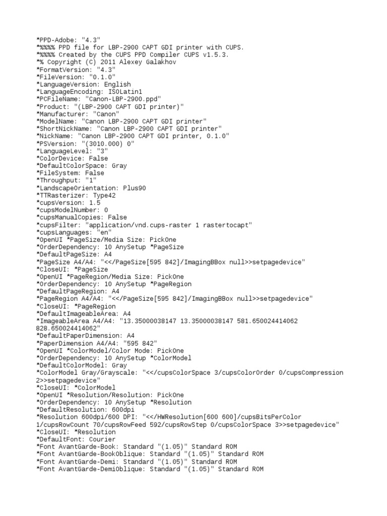 PPD | PDF | Typography | Software