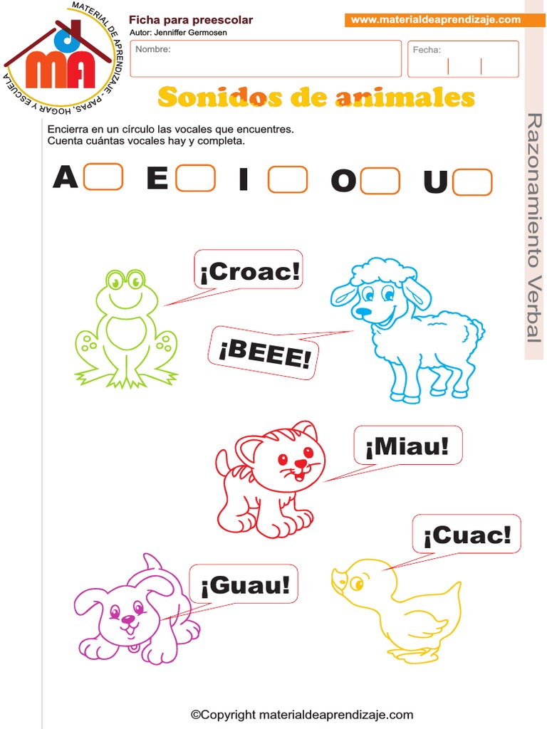 08 Sonidos de Animales PDF | PDF