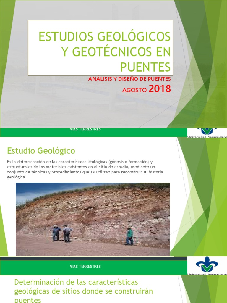 Estudios Geológicos y Geotécnicos en Puentes1 | Descargar gratis PDF ...