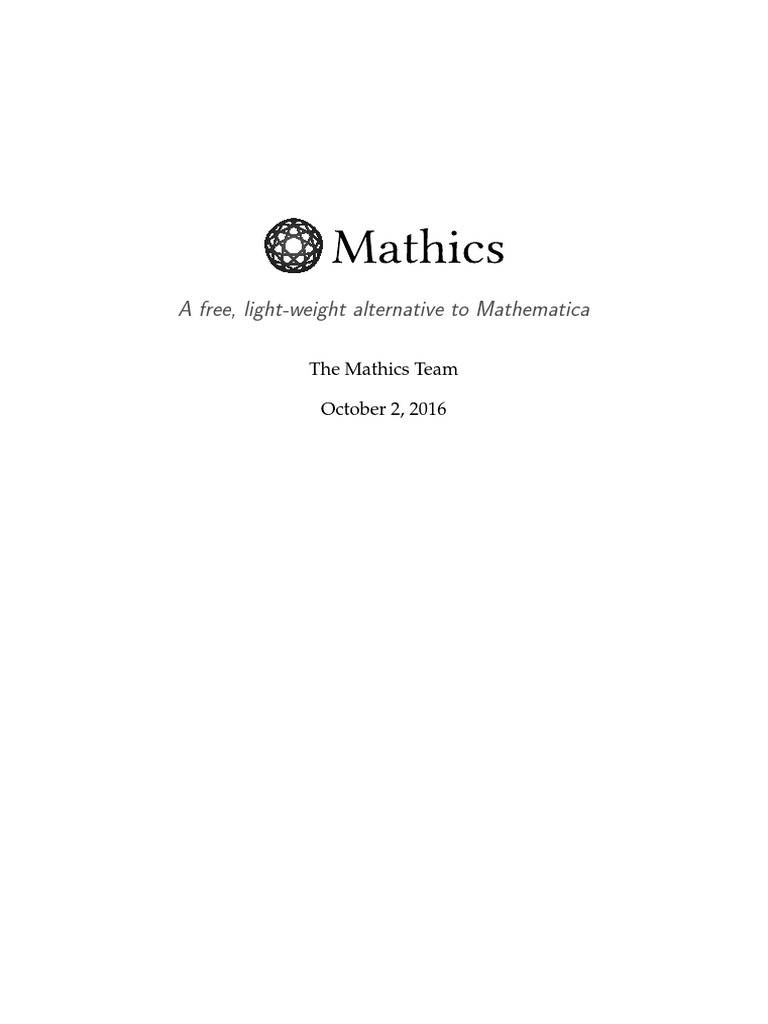 Mathics-1 0 PDF | PDF | Control Flow | Scope (Computer Science)