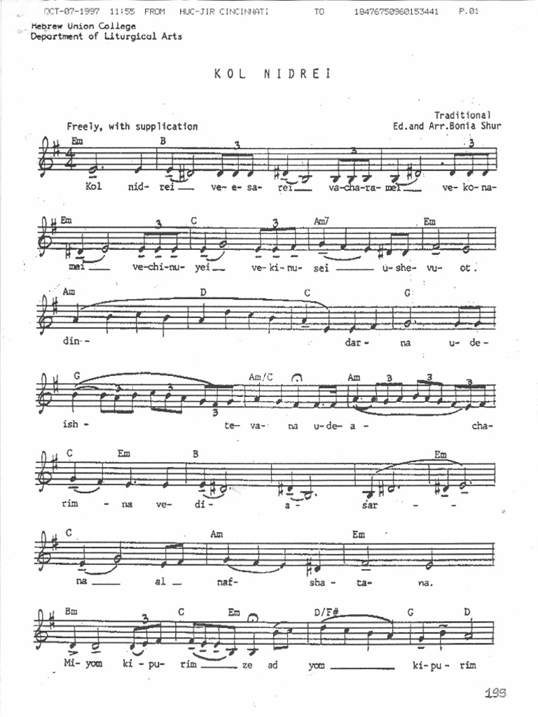 Kol Nidre | PDF