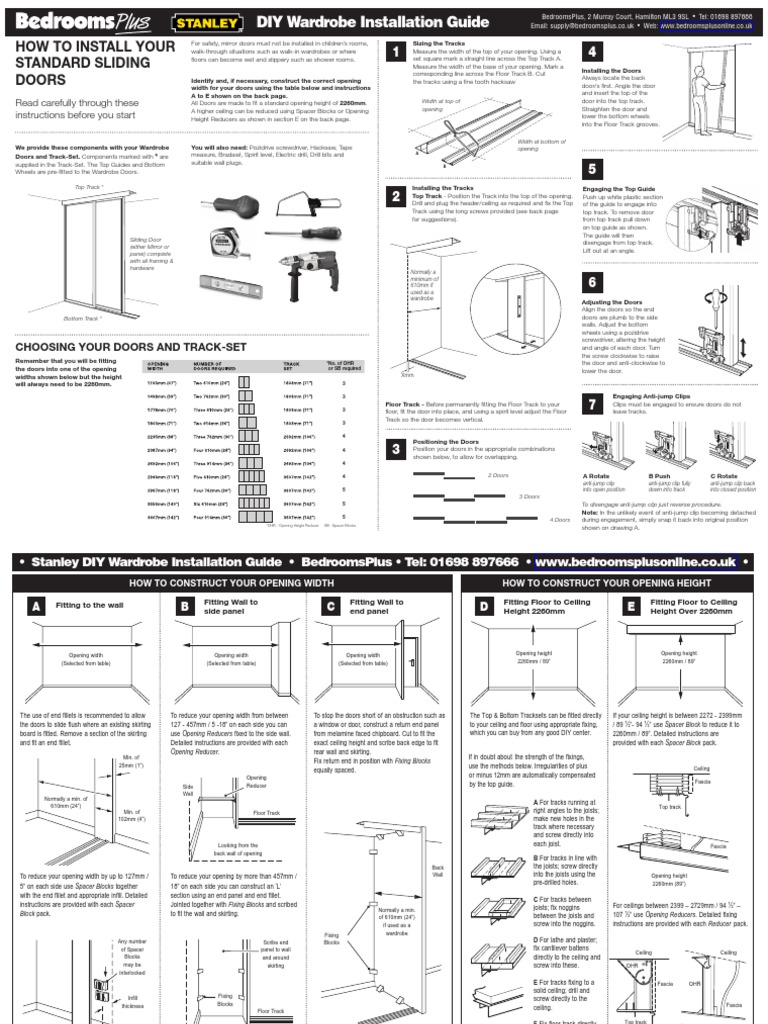 How To Install Your Standard Sliding Doors: Read Carefully Through ...