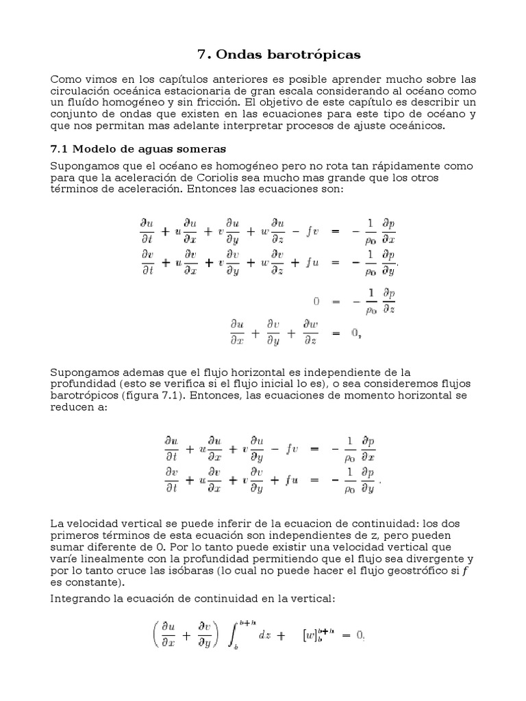 Cap7 PDF | PDF | Marea | Olas