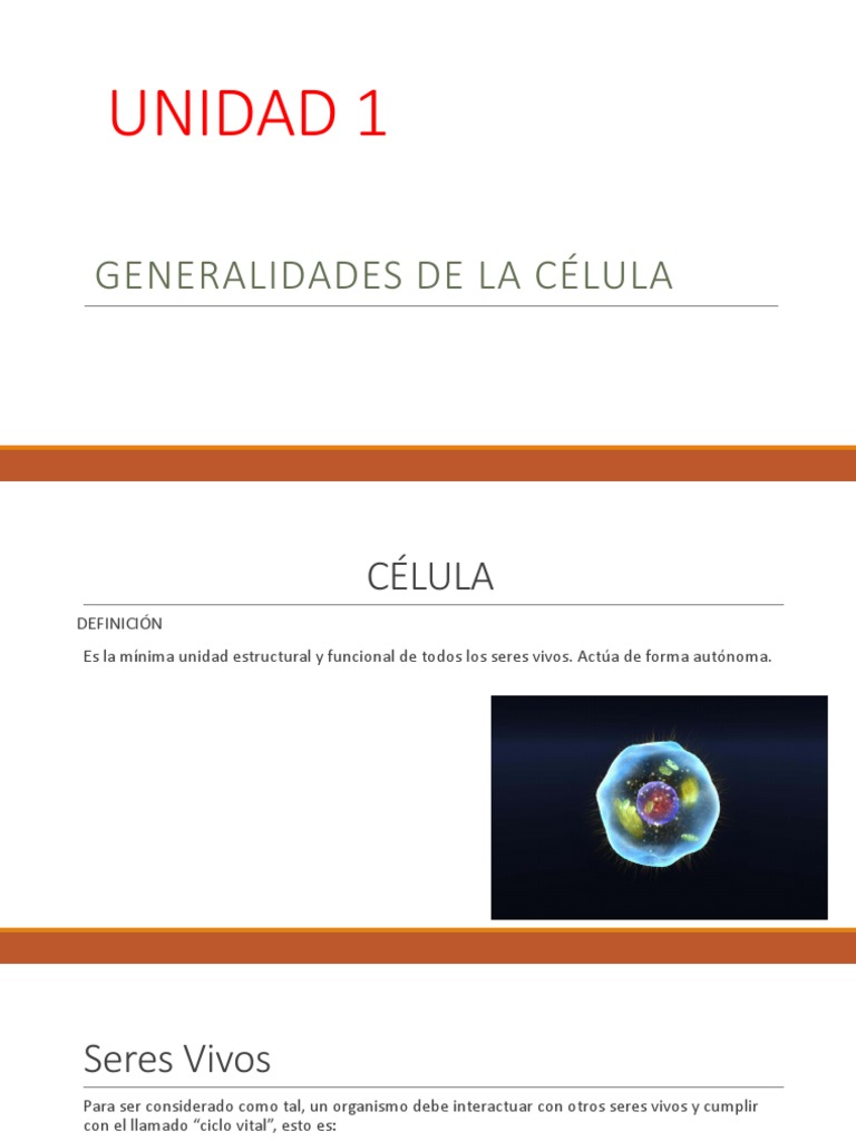 Generalidades de La Celula | PDF | Membrana celular | Biología Celular)