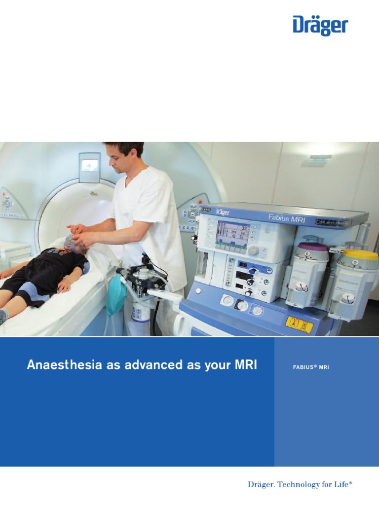 Brochure Fabius MRI | PDF | Magnetic Resonance Imaging | Anesthesia