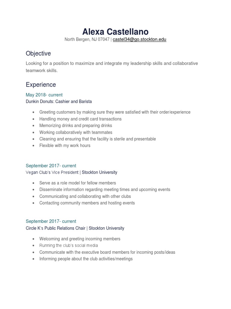 Ac Resume | PDF | Career & Growth