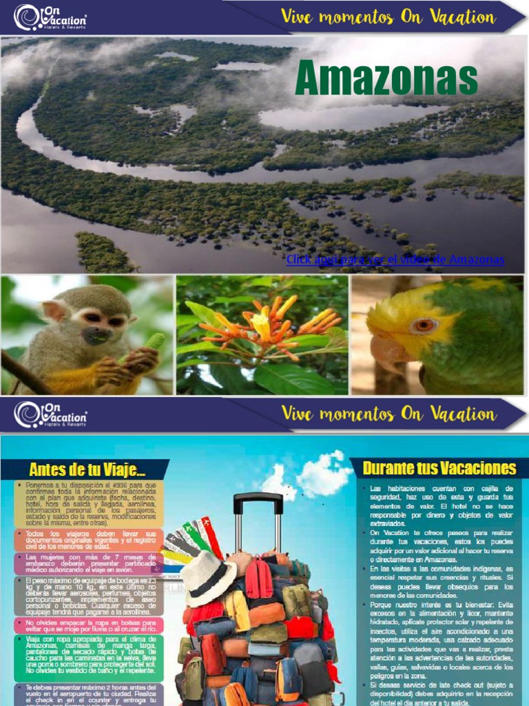 Amazonas On Vacation | PDF | Hotel | río Amazonas