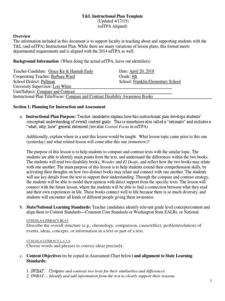 Reading Lesson Plan | PDF | Educational Assessment | Learning