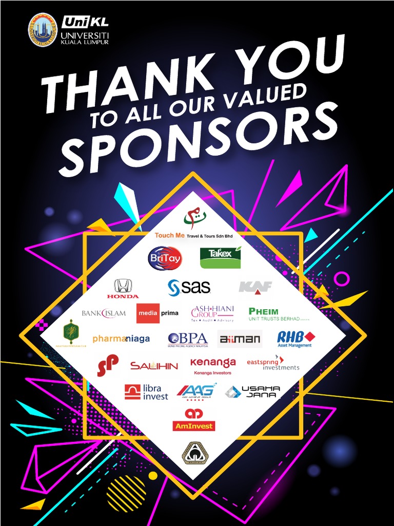 Thank You Sponsors | PDF