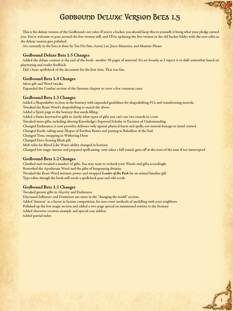 Godbound PDF | PDF | Dice | Heaven