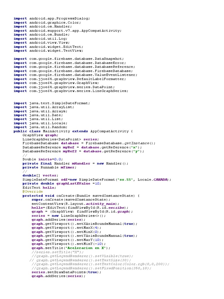 Import Android Codigo | PDF | Software Engineering | Areas Of Computer Science