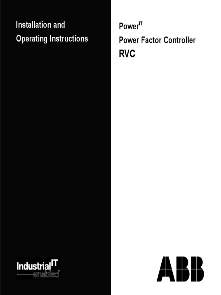 Manual RVC ABB | PDF | Switch | Ac Power