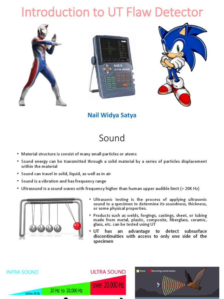 Introduction To UT Flaw Detector | PDF | Sound | Ultrasound