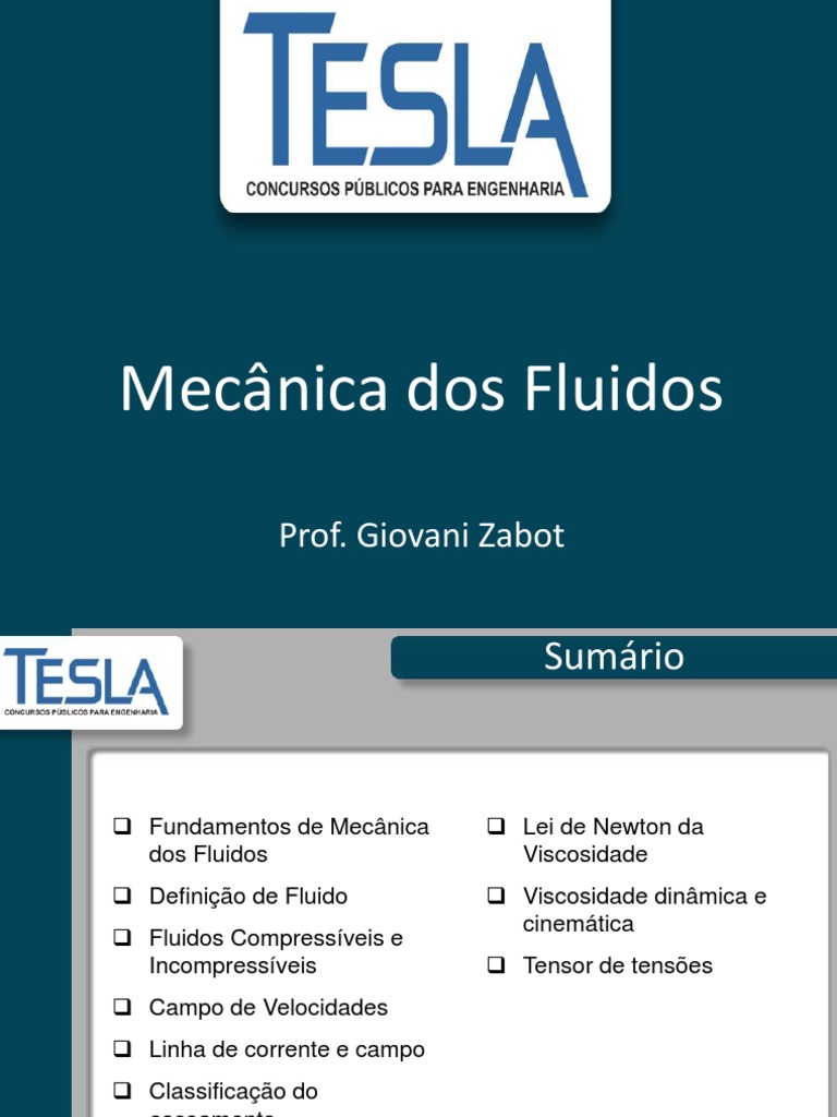 Fundamentos MecFlu-1 | PDF | Viscosidade | Fluido