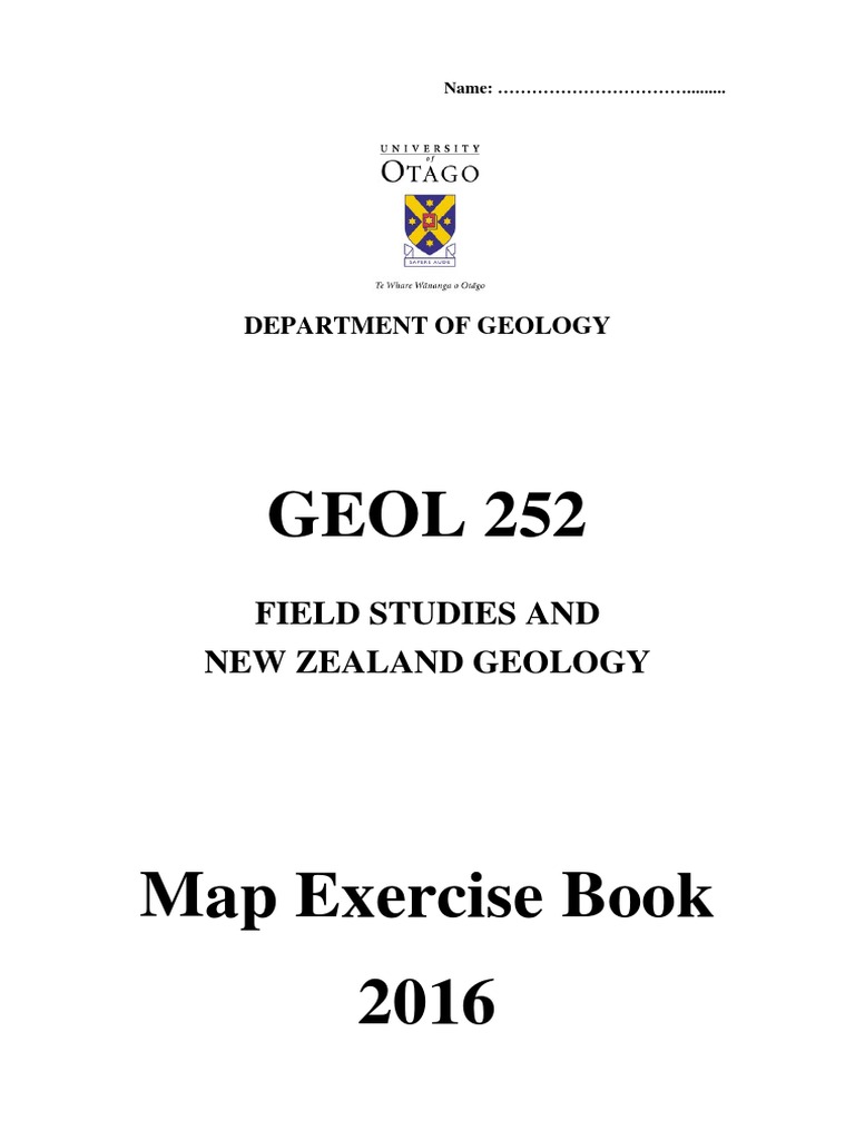252 Map Exercises 2016 | Download Free PDF | Contour Line | Topography