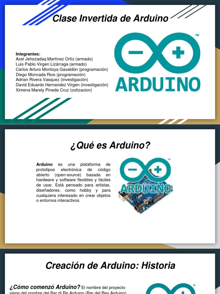 Clase Invertida de Arduino | Descargar gratis PDF | Arduino | Entorno de desarrollo integrado