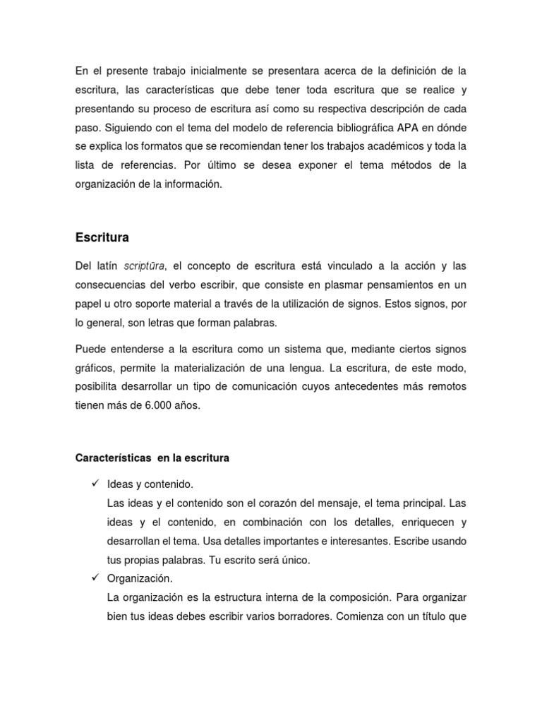 Los Cinco Pasos Del Proceso de Escritura | Escritura | Comunicación escrita