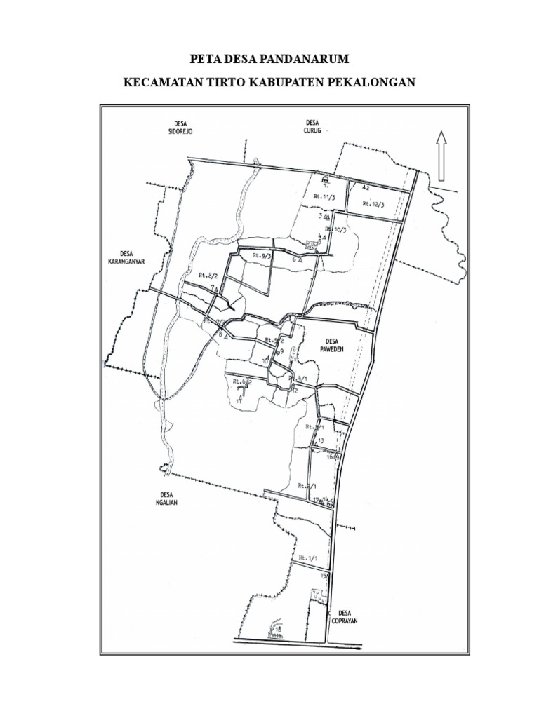 PETA DESA Pandanarum | PDF