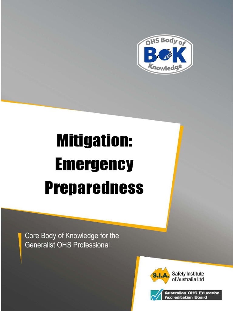 35 Control Mitigation Emergency Preparedness | PDF | Emergency ...