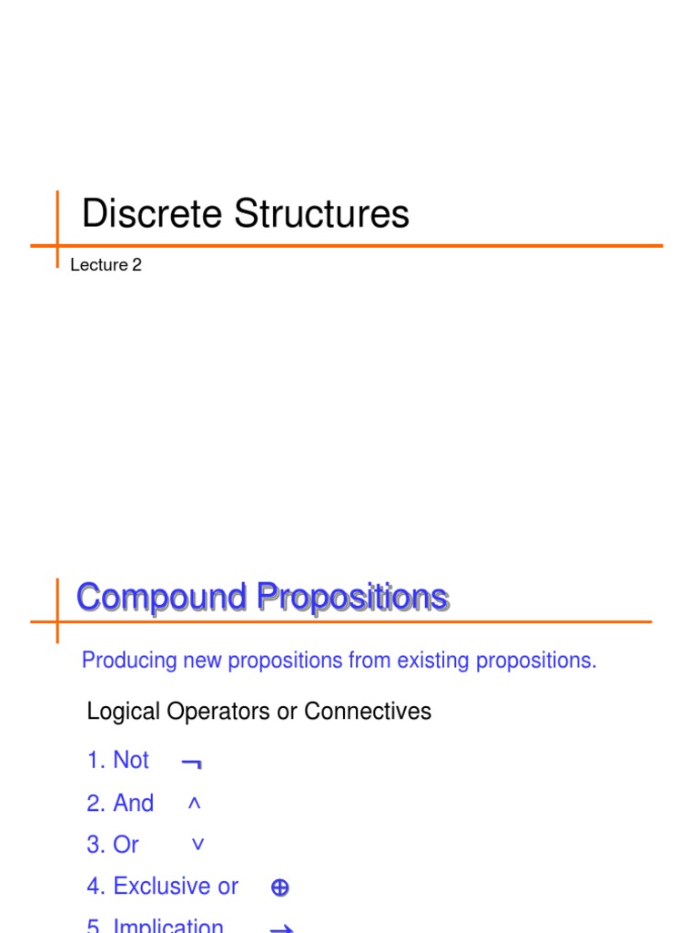 Dslecturem2 140307011640 Phpapp01 | PDF | Contradiction | Logical Truth