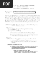 Preparing Your Personal Testimony and Worksheet | PDF | Born Again ...