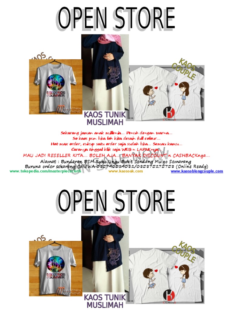 Brosur Kaos Deon | PDF