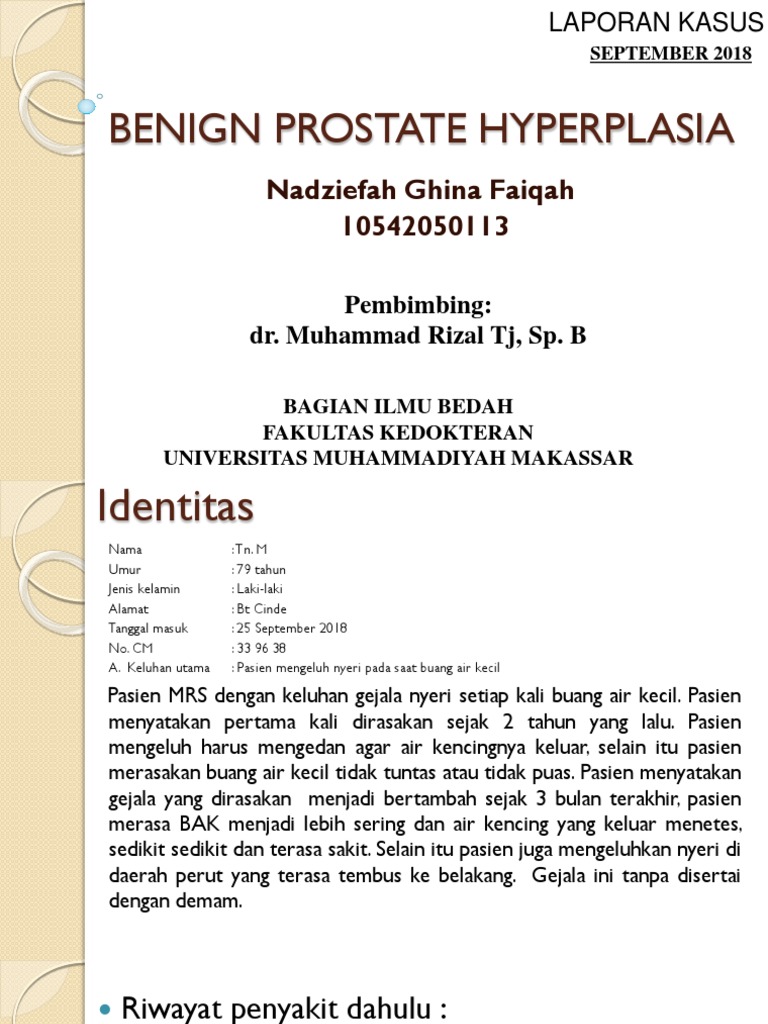 Laporan Kasus BPH | PDF