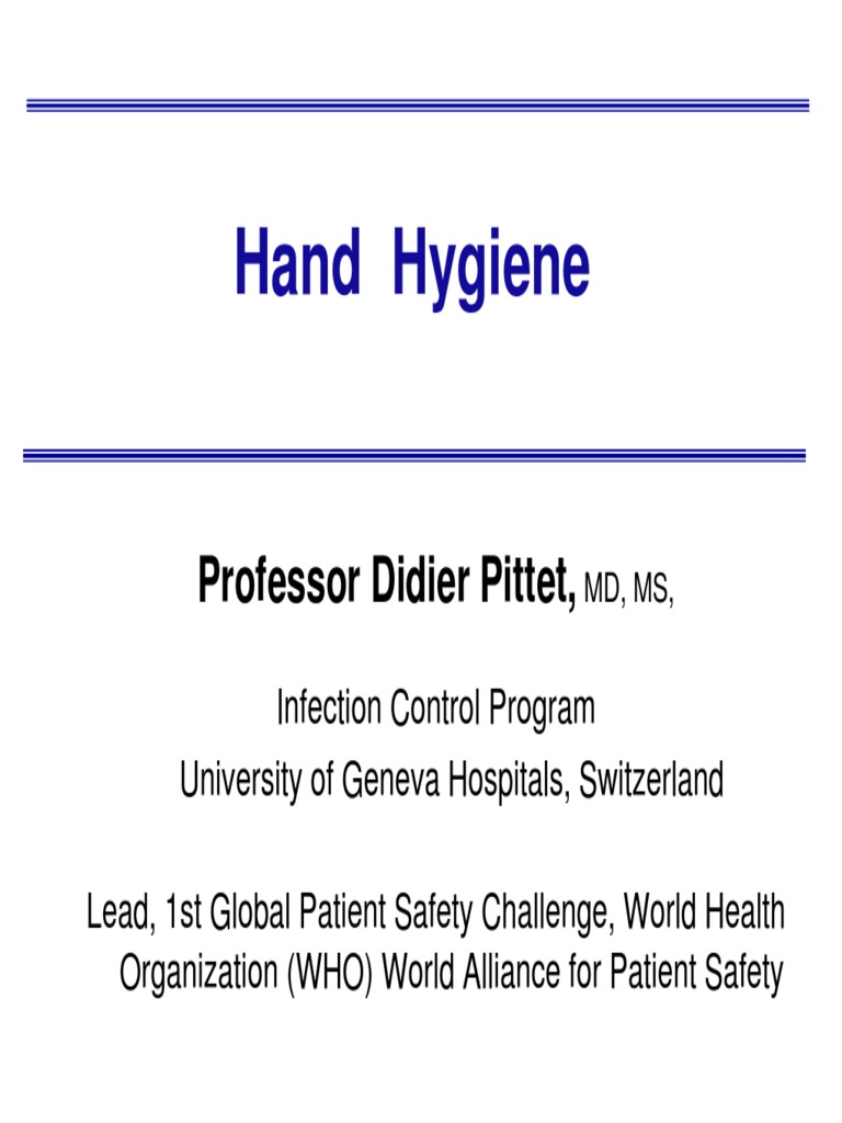 Hand Hygiene Nov 2009 Summary Slides | PDF | Hand Washing | Medical ...