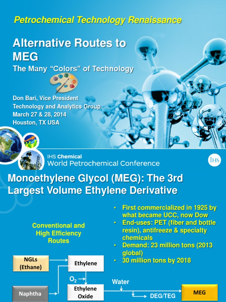 Alternatives Routes To MEG | PDF | Coal | Biomass