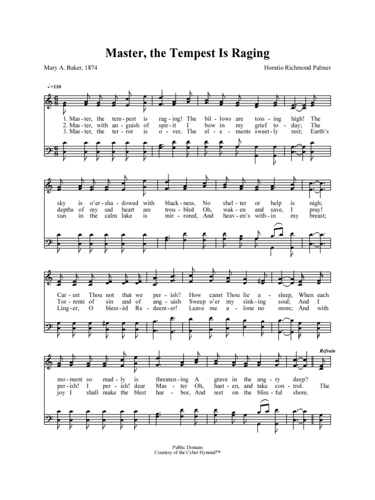 Master, The Tempest Is Raging | Nature