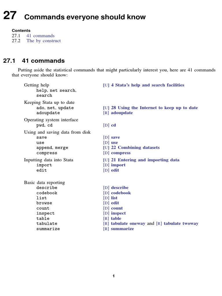 Commands Everyone Should Know | PDF | Software | Areas Of Computer Science