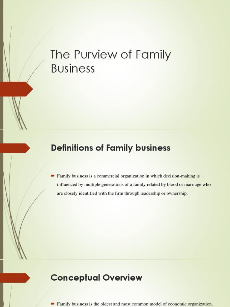 Preview of Family Business | PDF | Business | Economies