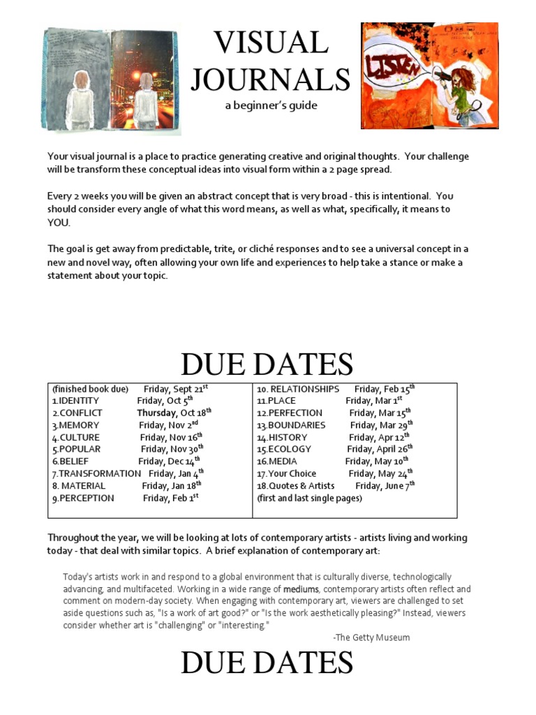 A 2 Visualjournalguide 2018 | Download Free PDF | Contemporary Art ...