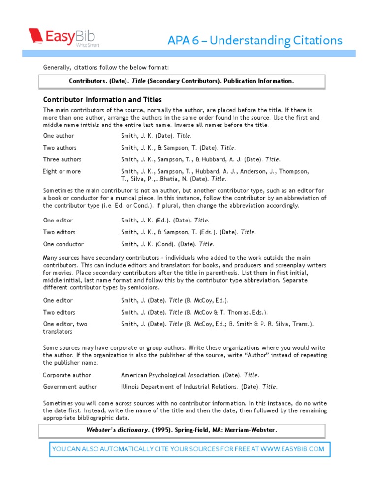 Understanding - APA 6th Ed v2 | PDF | Business