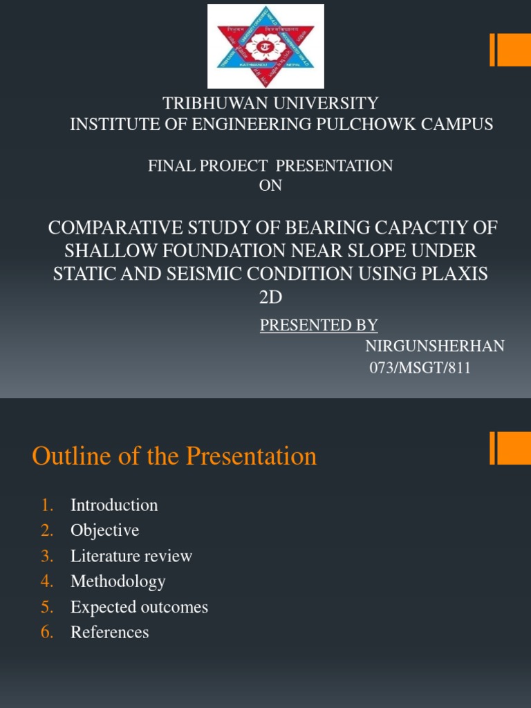 Final Presentation On Geotec. | PDF | Mechanics | Geotechnical Engineering