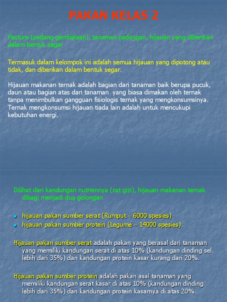 Rumput Bede (Brachiaria decumbens) | PDF