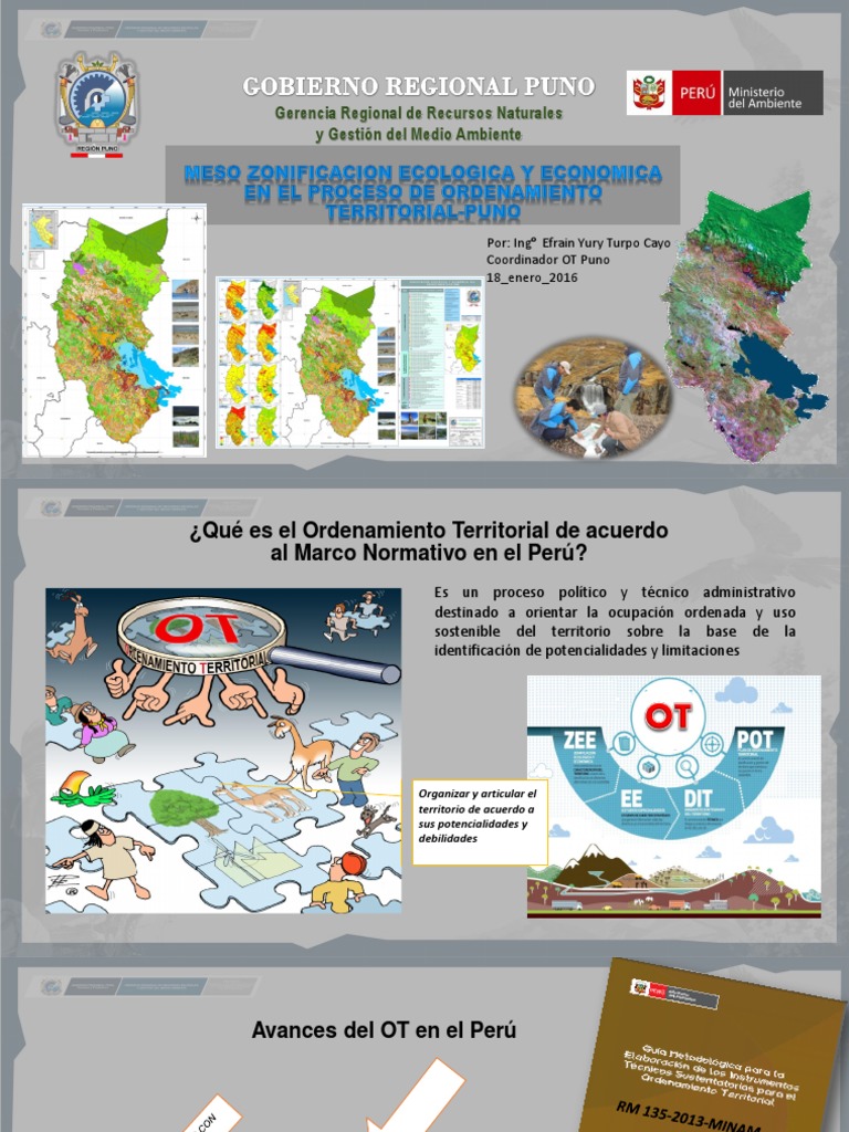 7 - PPT Gore-Puno Meso-Zee 2016 Entrega Zee PDF | PDF | Perú | Ecología