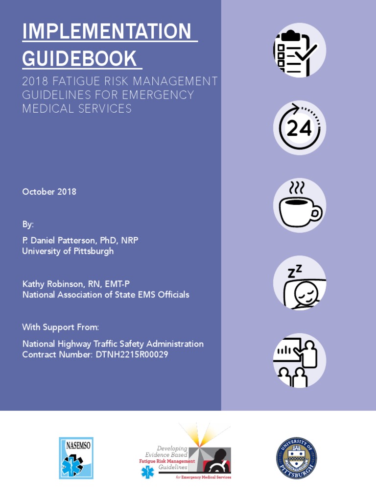 EMS Fatigue Risk Management Guide | PDF | Shift Work | Risk Management