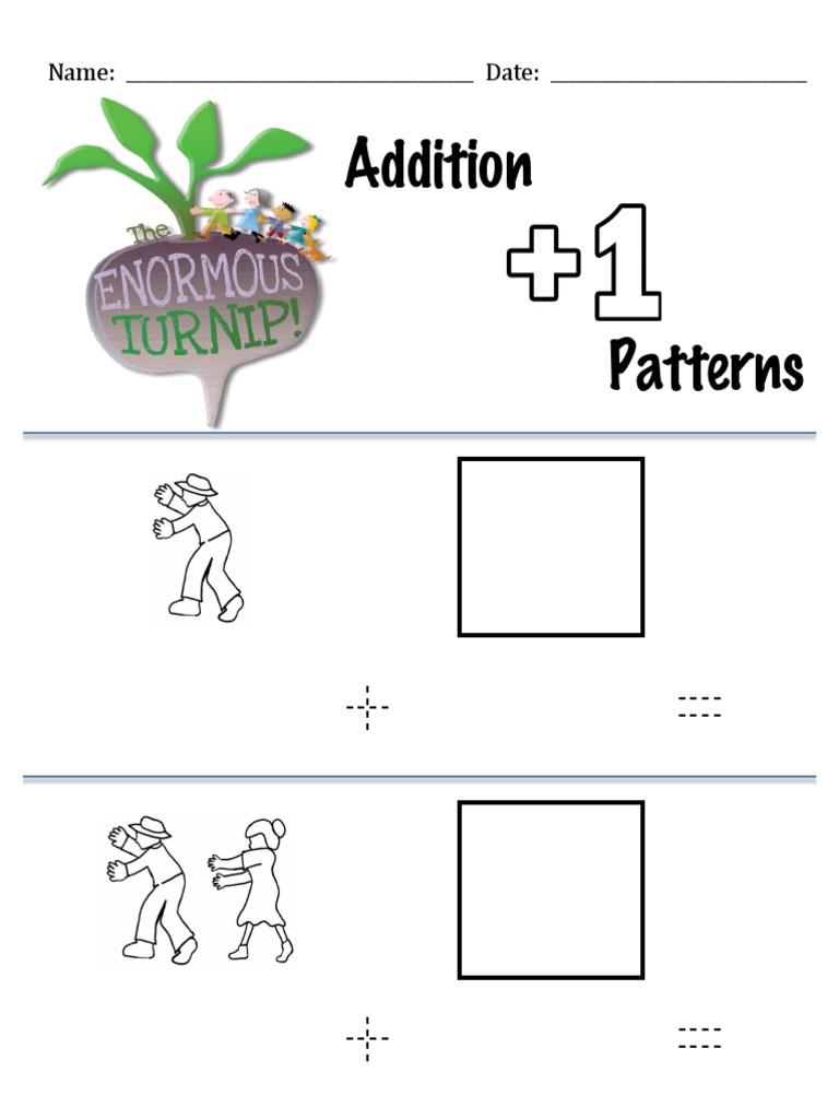 The Enormous Turnip 1 Addition Patterns | PDF