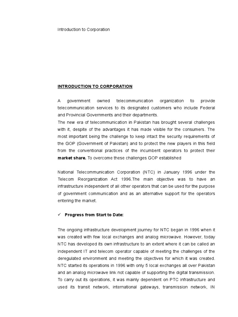 NTC | PDF | Telecommunications | Communication
