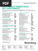 Bloomberg Cheat Sheet | PDF | Credit Default Swap | Foreign Exchange Market