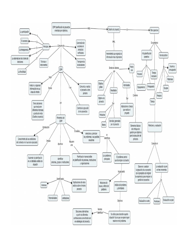 Mapa Conceptual ZOPP | PDF